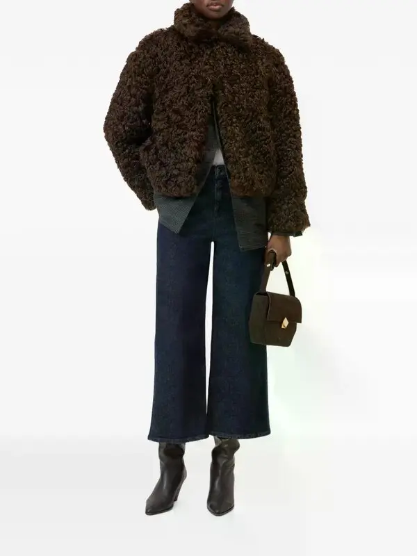 Closed Dark Wash Wide-leg Denim Jeans