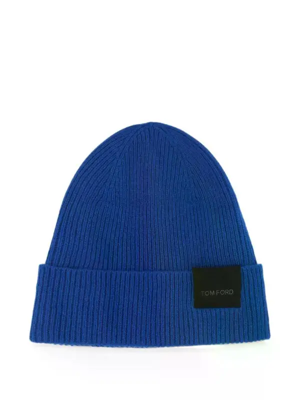 TOM FORD Logo-patch Beanie Hat