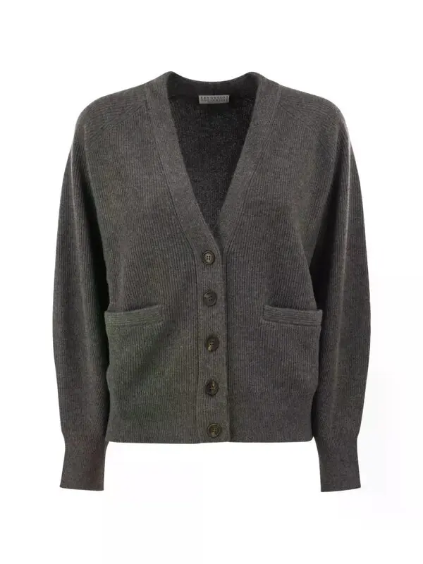 Brunello Cucinelli Ribbed-knit Cashmere Cardigan