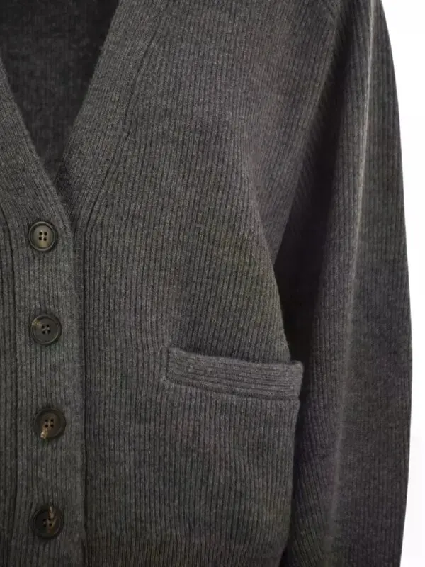 Brunello Cucinelli Ribbed-knit Cashmere Cardigan