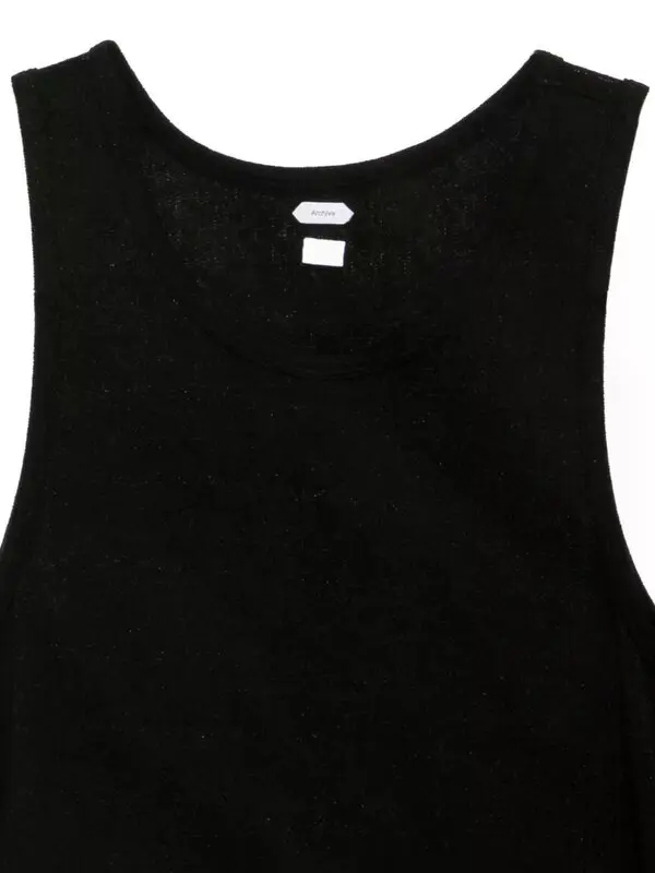 POST ARCHIVE FACTION Bead-embellished Drawstring Vest