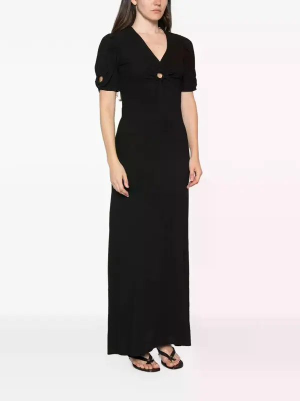 Isabel Marant Étoile Cut-out Puff-sleeve Dress