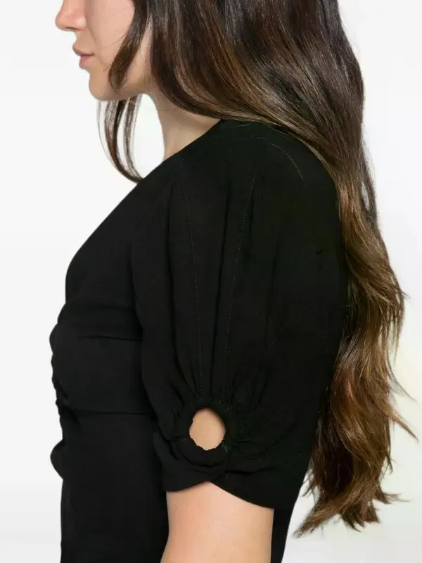 Isabel Marant Étoile Cut-out Puff-sleeve Maxi Dress