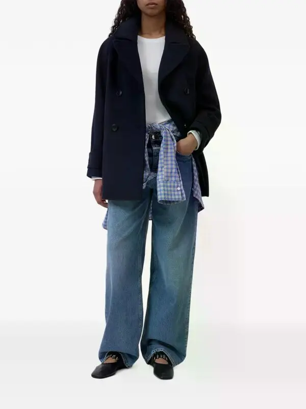 Closed Caban Double-breasted Jacket