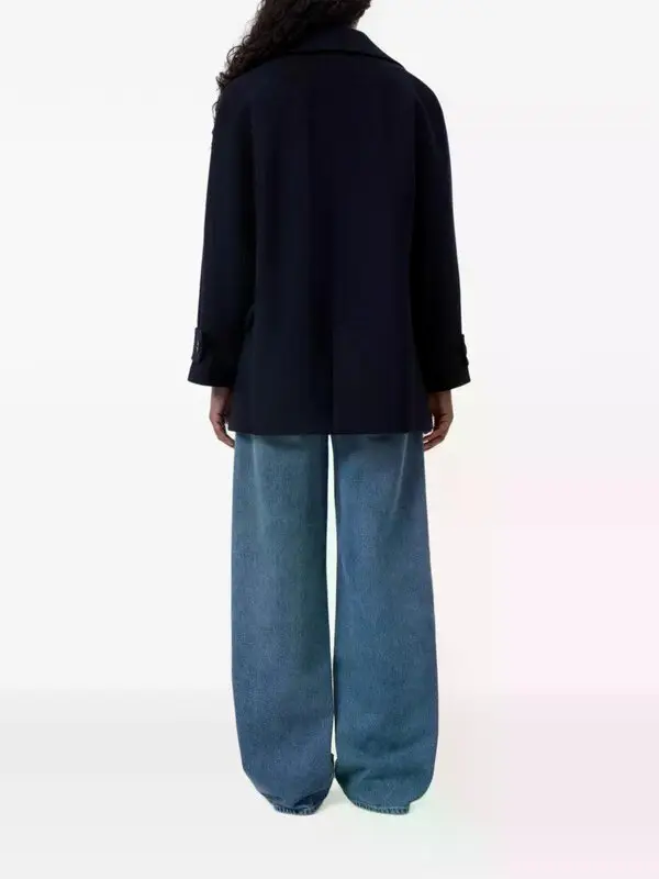 Closed Caban Double-breasted Jacket