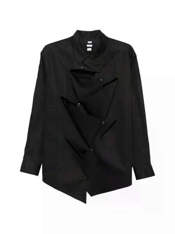 POST ARCHIVE FACTION Asymmetric Cutout Shirt