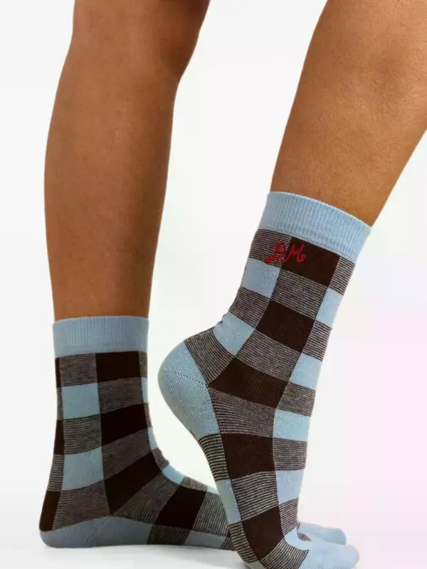 DAMSON MADDER Logo-embroidered Socks