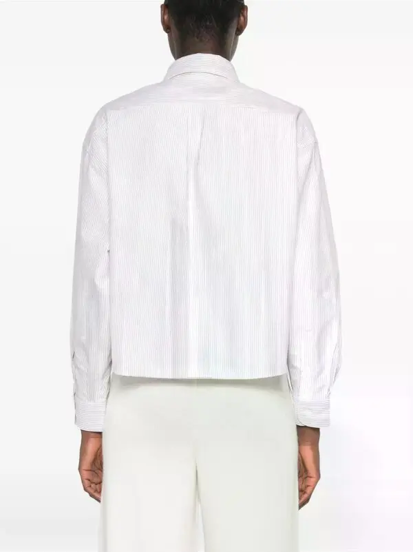 A.p.c. Striped Cotton Shirt - White