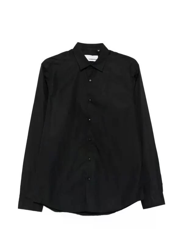 COSTUMEIN Long-sleeve Button-down Shirt - Black