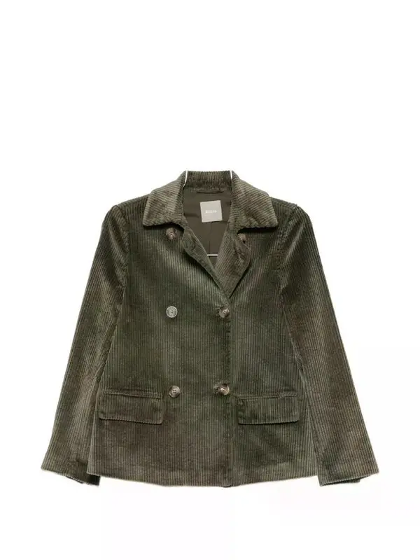 KILTIE Double-breasted Corduroy Blazer