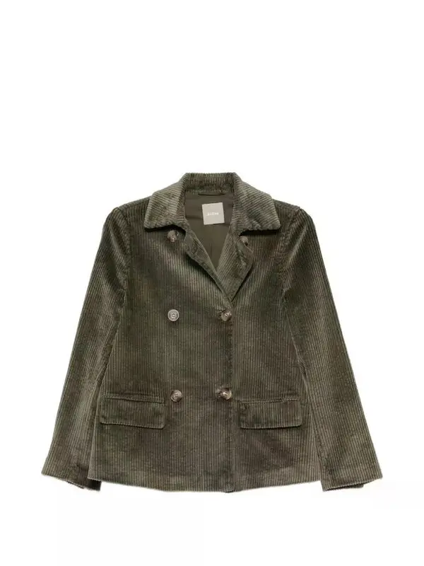KILTIE Double-breasted Corduroy Blazer