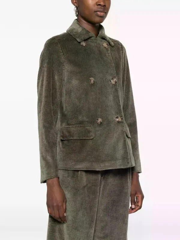 KILTIE Double-breasted Corduroy Blazer