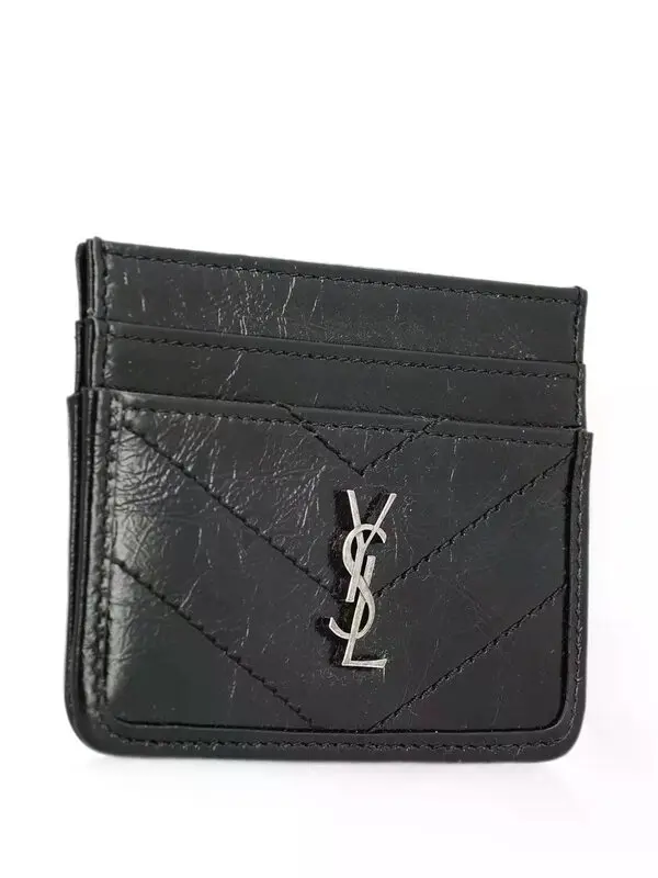 Saint Laurent Niki Card Case In Leather