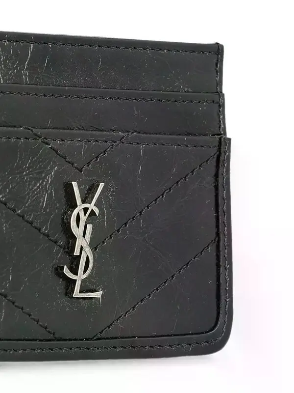 Saint Laurent Niki Card Case In Leather