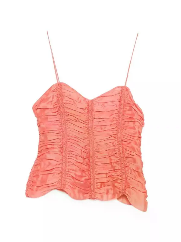Khaite Ruched Inara Top - Pink