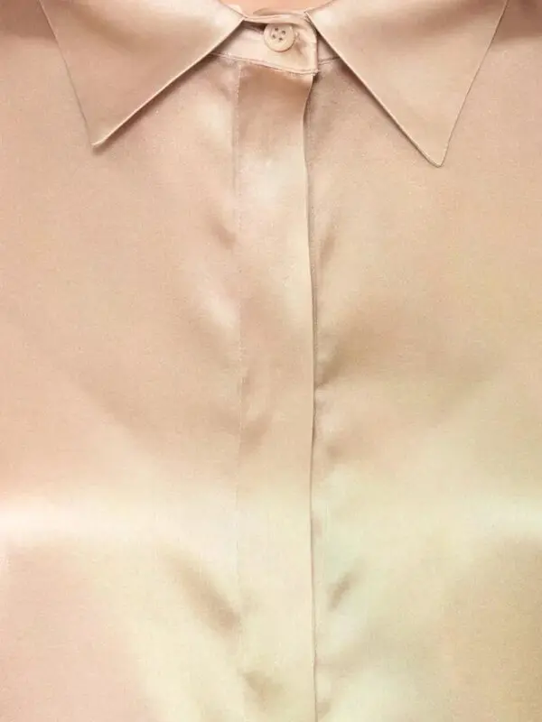 Peserico Satin-finish Long-sleeve Shirt