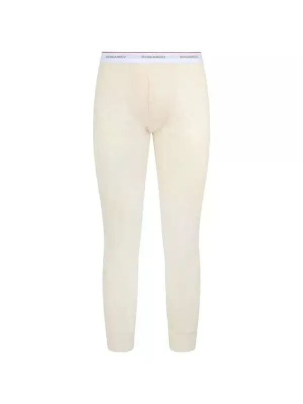 Dsquared2 Logo-waistband Ribbed Leggings