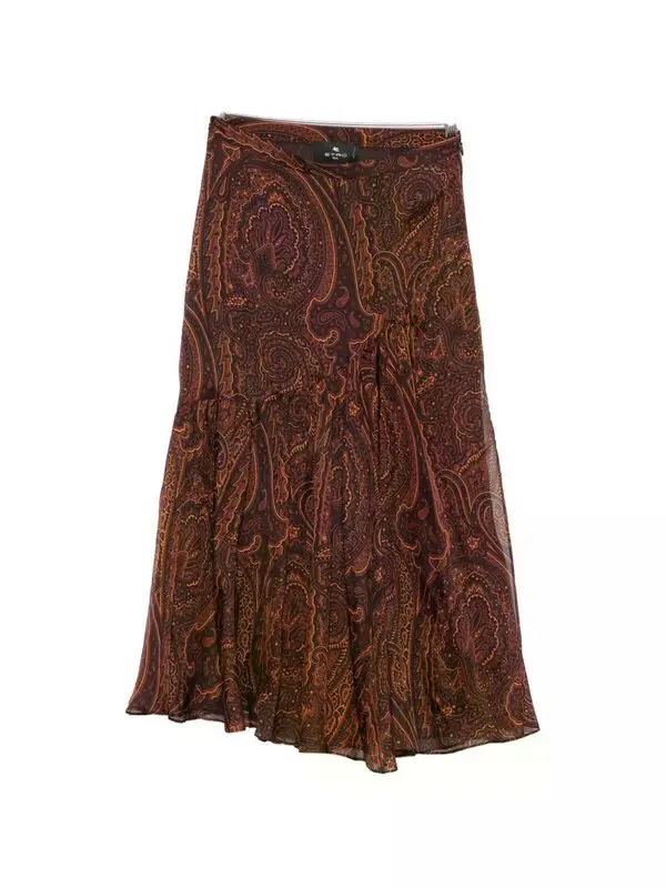 Etro Paisley-print Midi Skirt