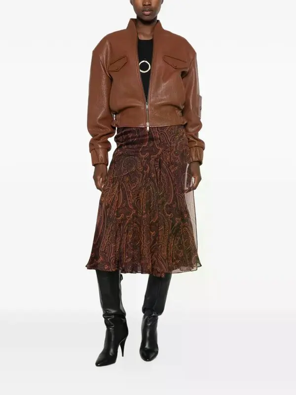 Etro Paisley-print Midi Skirt