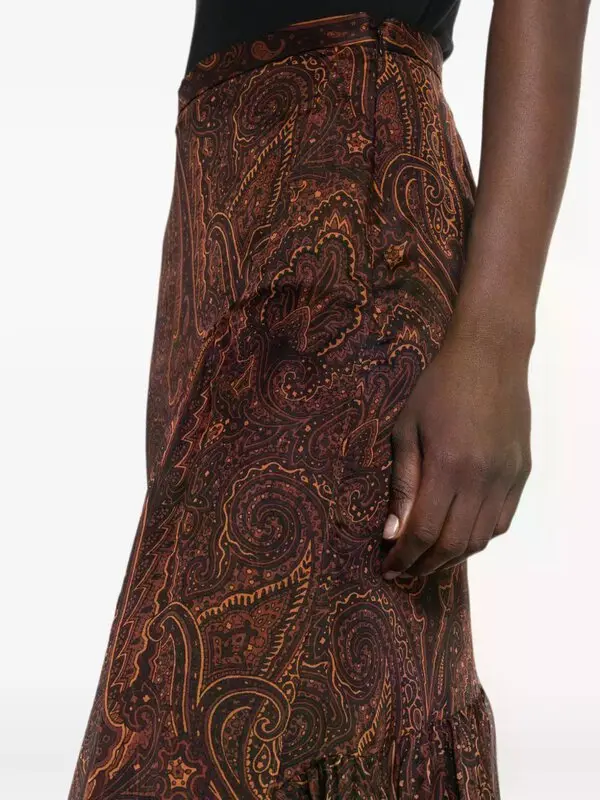 Etro Paisley-print Midi Skirt