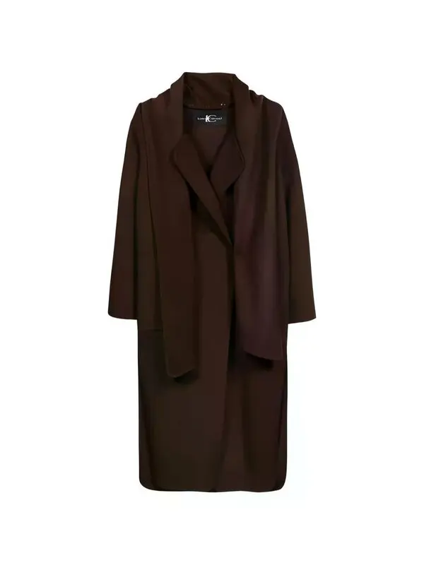LUISA CERANO Double-face Coat With Scarf Detail
