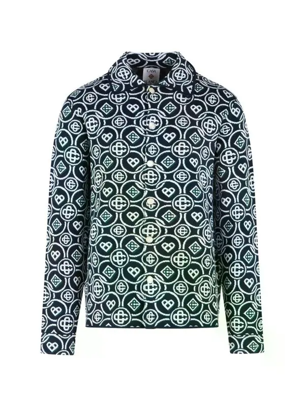 Casablanca Cc Monogram Cotton Shirt