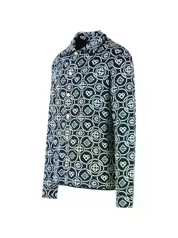 Casablanca Cc Monogram Cotton Shirt