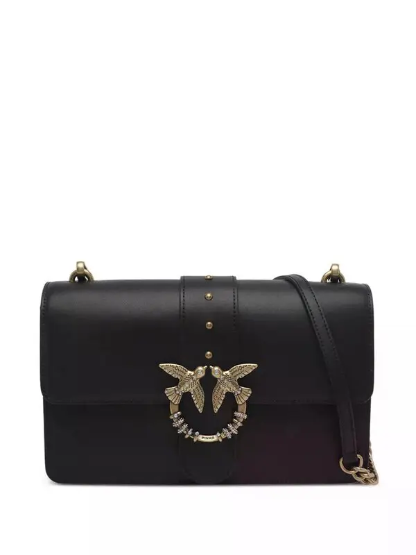 Pinko Love One Leather Shoulder Bag