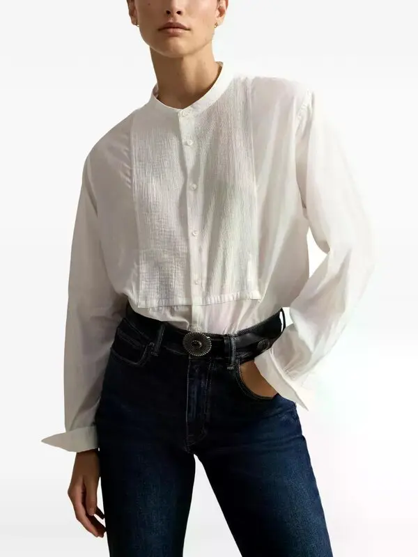 Polo Ralph Lauren Bib-front Band-collar Shirt