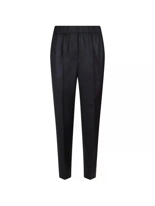 Peserico Bead-embellished Elasticated-waist Trousers - Blue