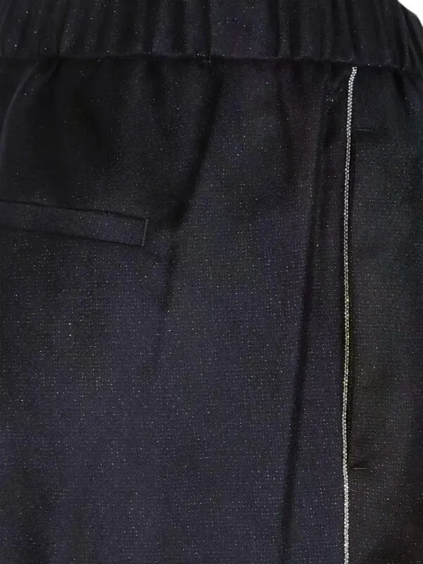 Peserico Bead-embellished Elasticated-waist Trousers