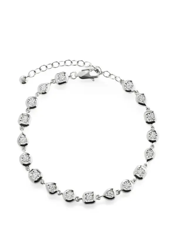 Monica Vinader Bezel-set Diamond Bracelet