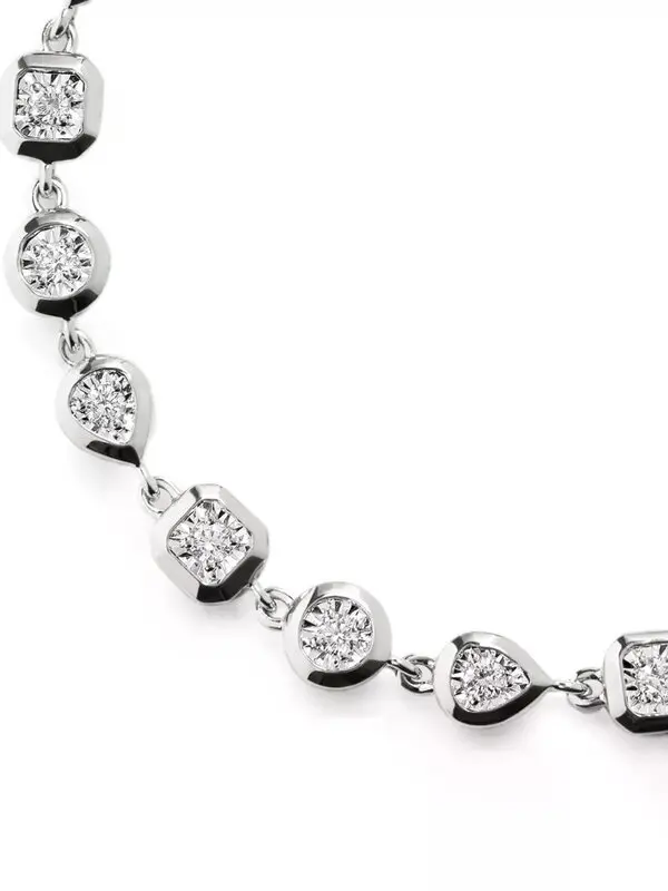 Monica Vinader Bezel-set Diamond Bracelet
