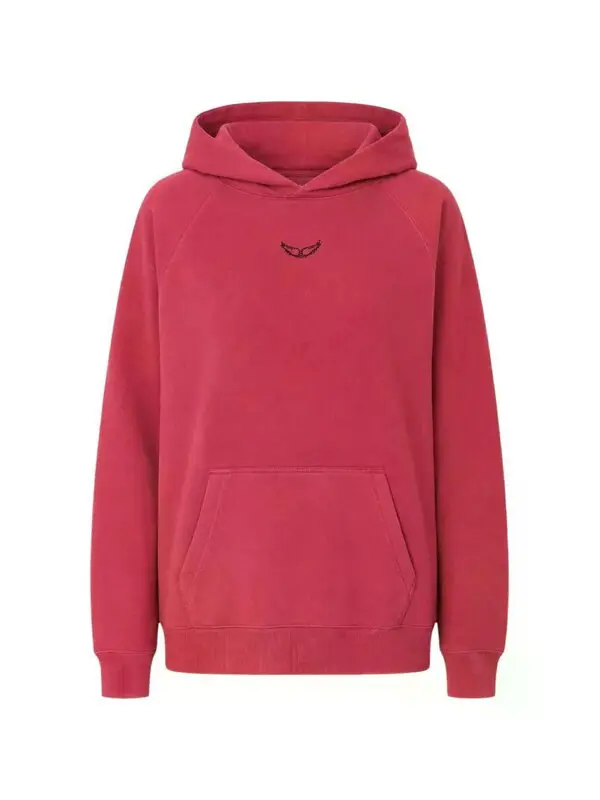 Zadig&Voltaire Georgy Mo Tour Logo-embroidered Hoodie - Red