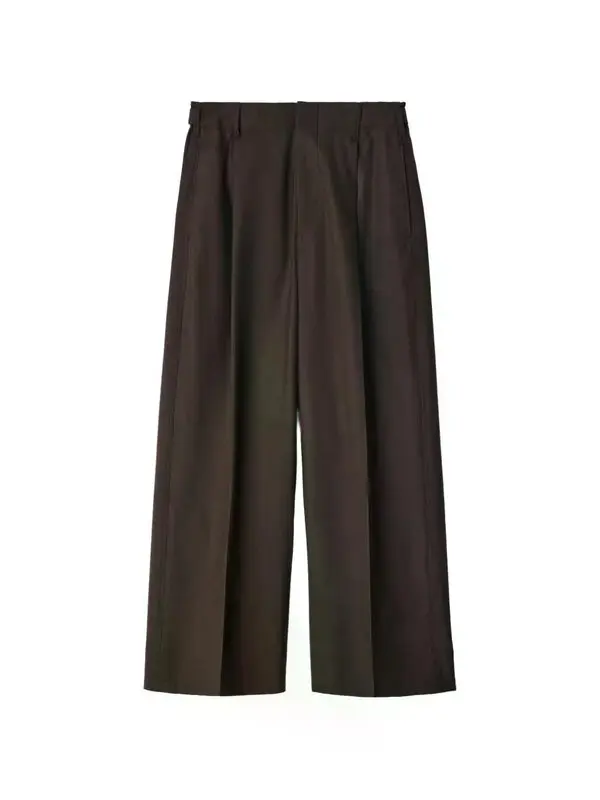 LEMAIRE Single-pleat Tailored Trousers In Tropical Wool Blend