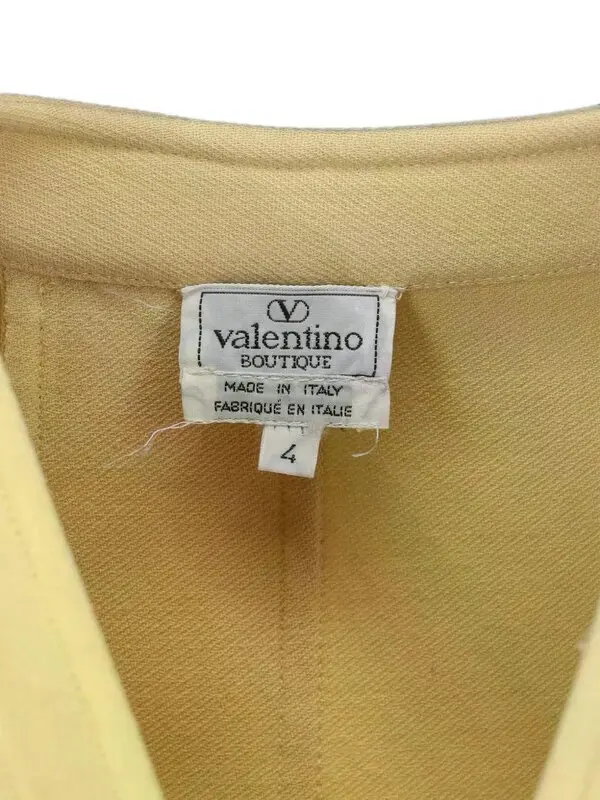 Valentino Garavani V-neck Patch-pockets Coat