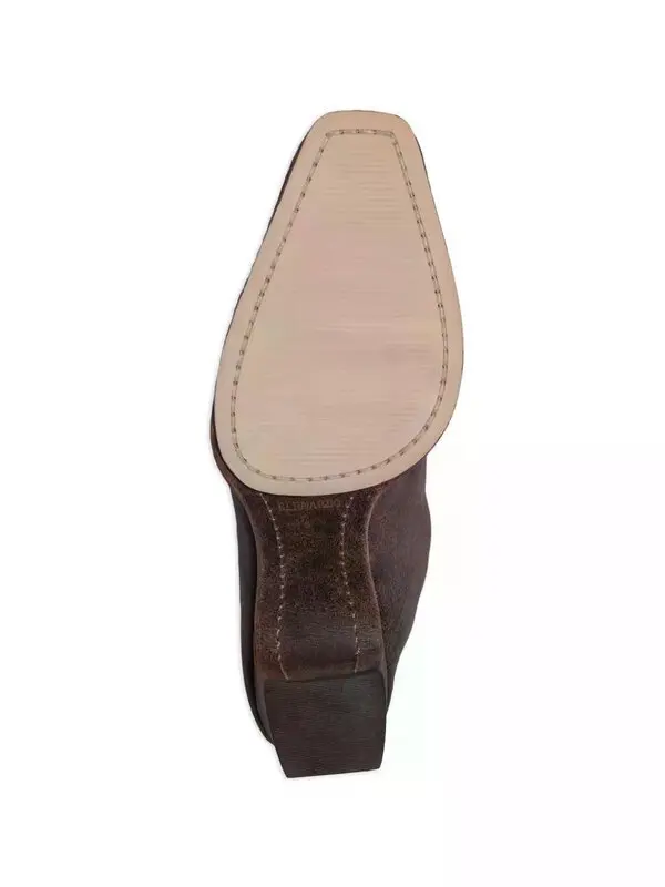 Bernardo Brynn Square-toe Block-heel Mules - Brown