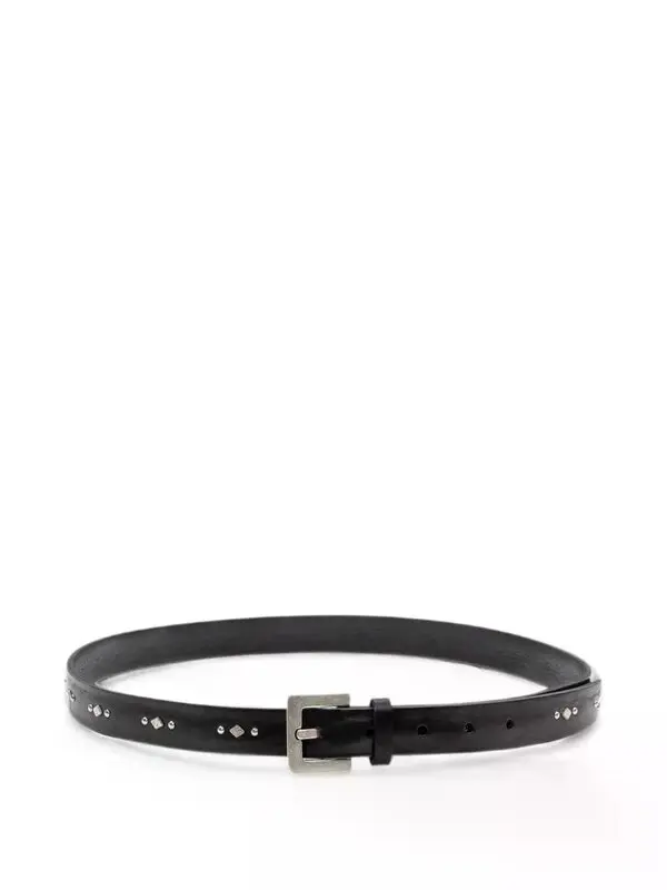 Orciani Stud-embellished Leather Belt