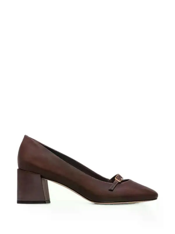 Bernardo Amelie Buckle-strap Block-heel Pumps