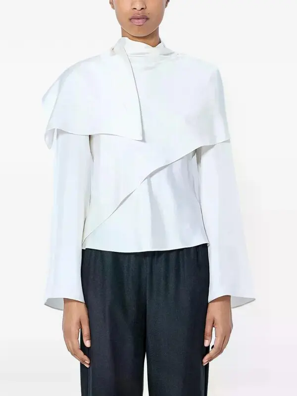 RÓHE Long-sleeve Layered Blouse