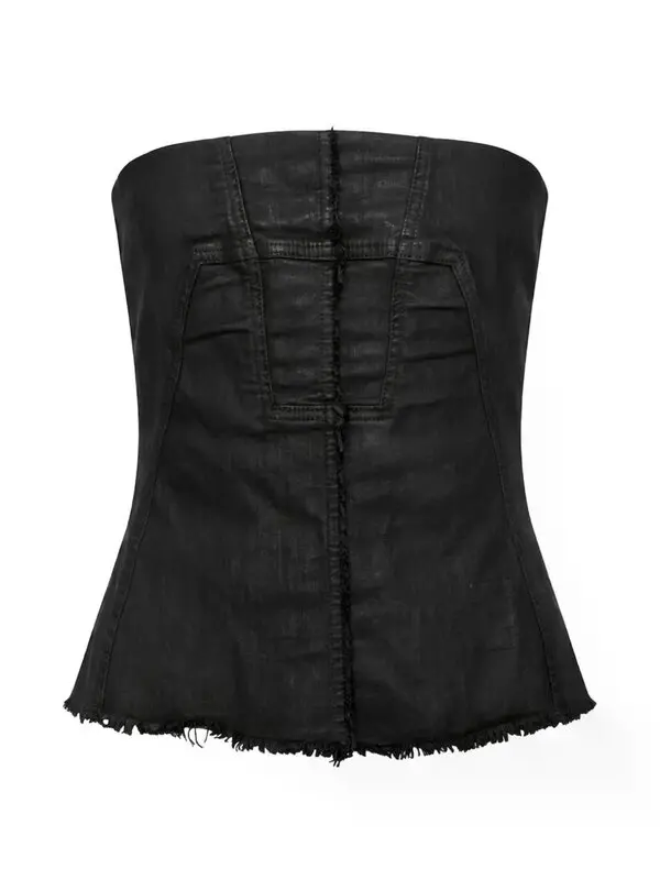 Rick Owens Splintered Bustier Top