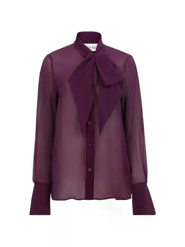 Nina Ricci Lavallière Silk Shirt
