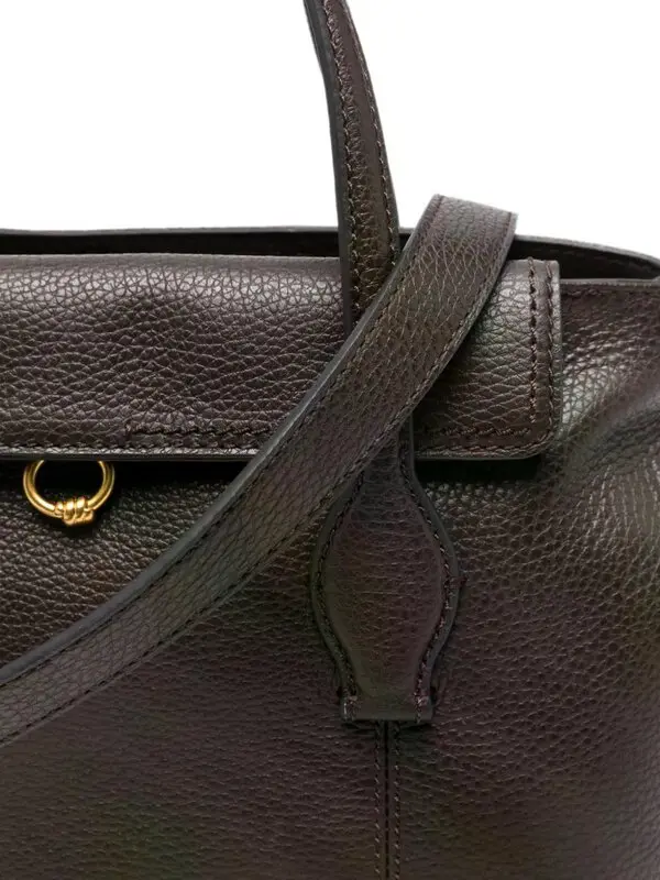 GIANNI CHIARINI Vicky Grained Leather Tote Bag