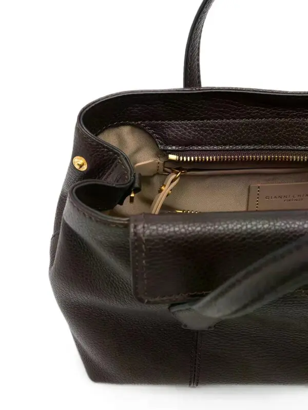 GIANNI CHIARINI Vicky Grained Leather Tote Bag