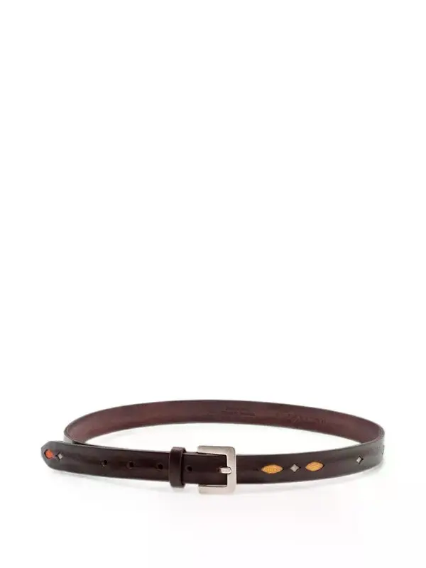 Orciani Embellished Leather Belt