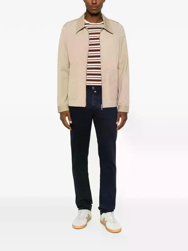 Jacob Cohen Logo-patch Five-pocket Trousers