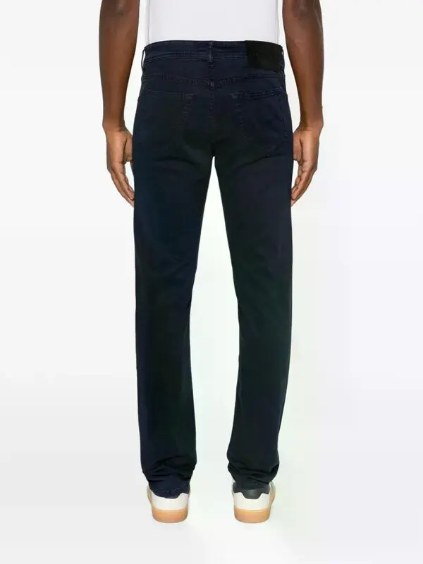 Jacob Cohen Logo-patch Five-pocket Trousers