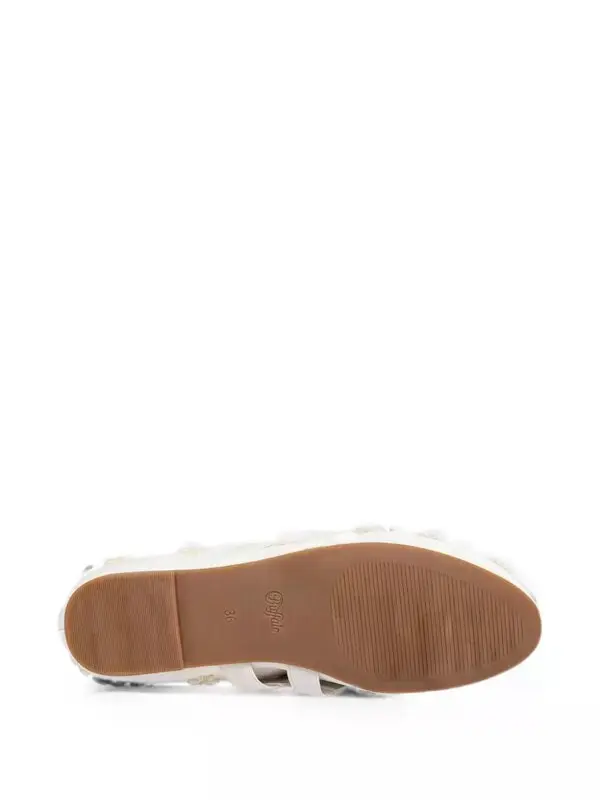 BUFFALO Lace-up Ballet Flats