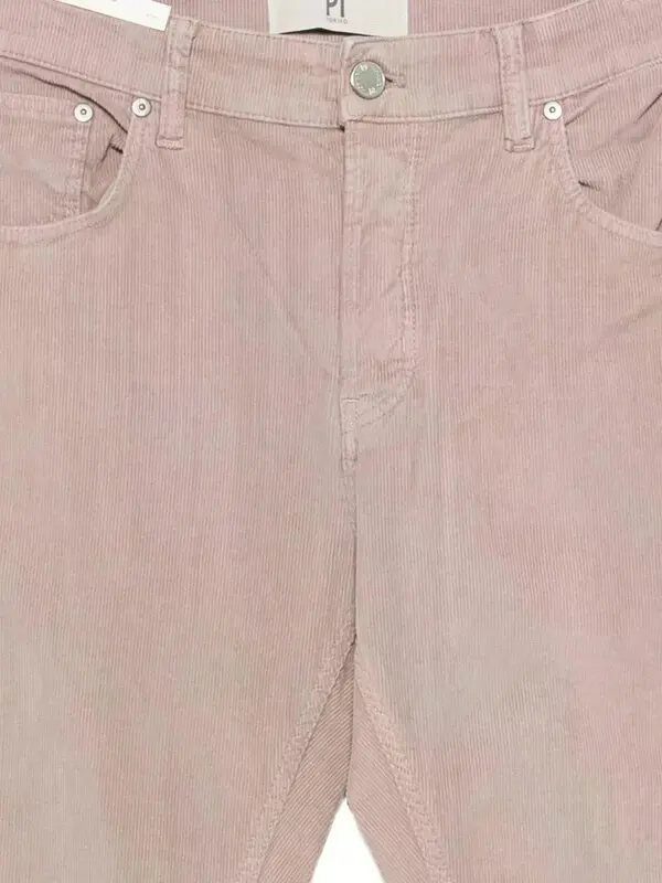 PT TORINO Corduroy Logo Patch Trousers