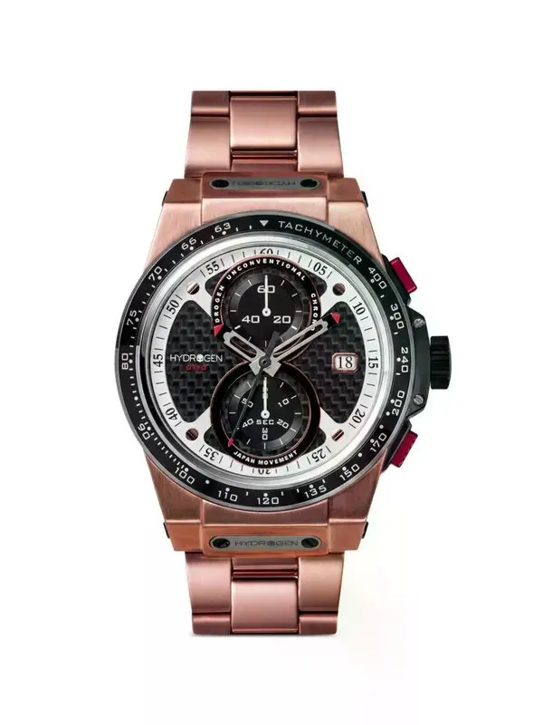 HYDROGEN Otto 44mm Chronograph Watch - Black